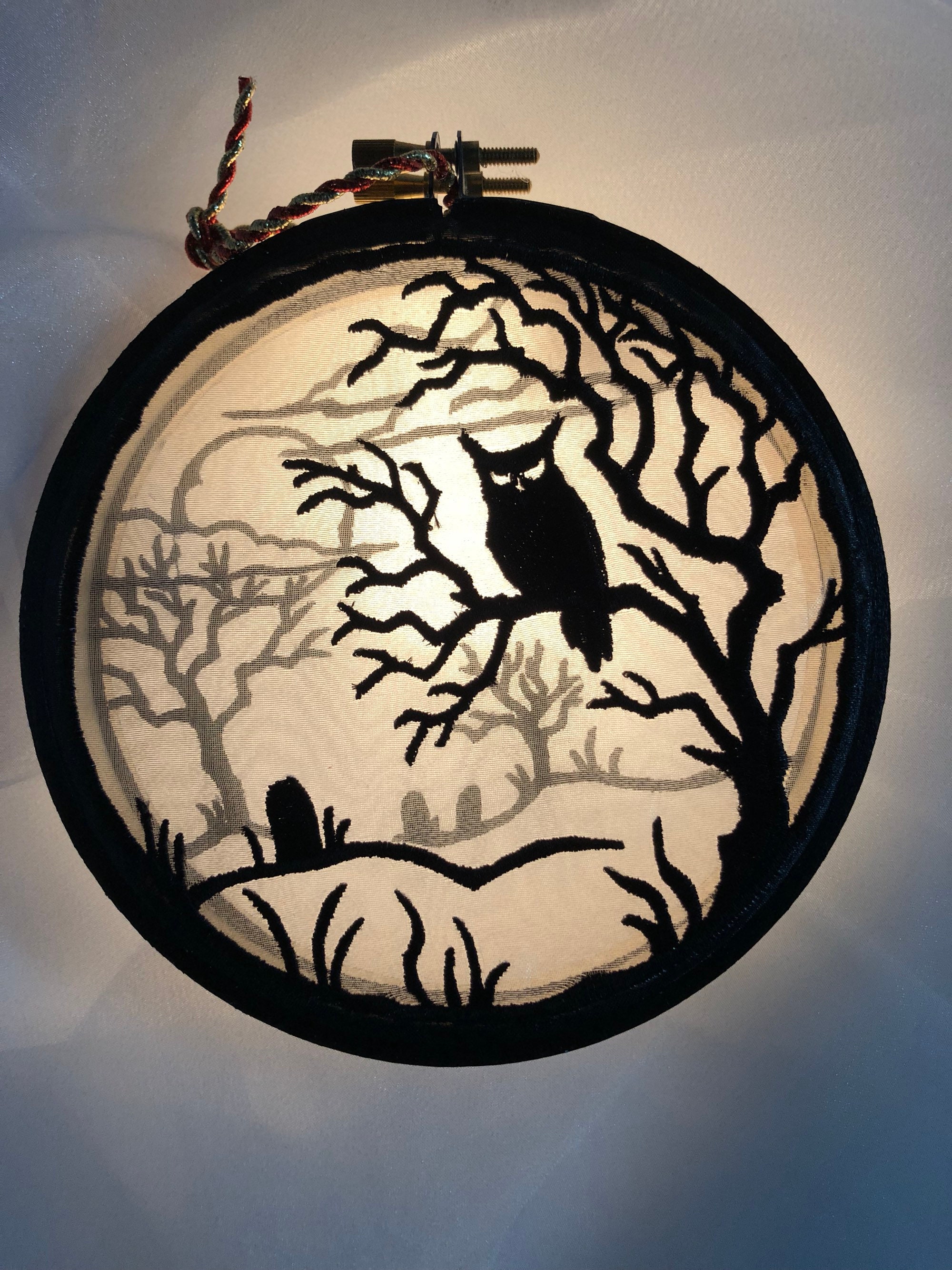 Embroidered Wonderment : Shadow Box Ornaments. - Etsy