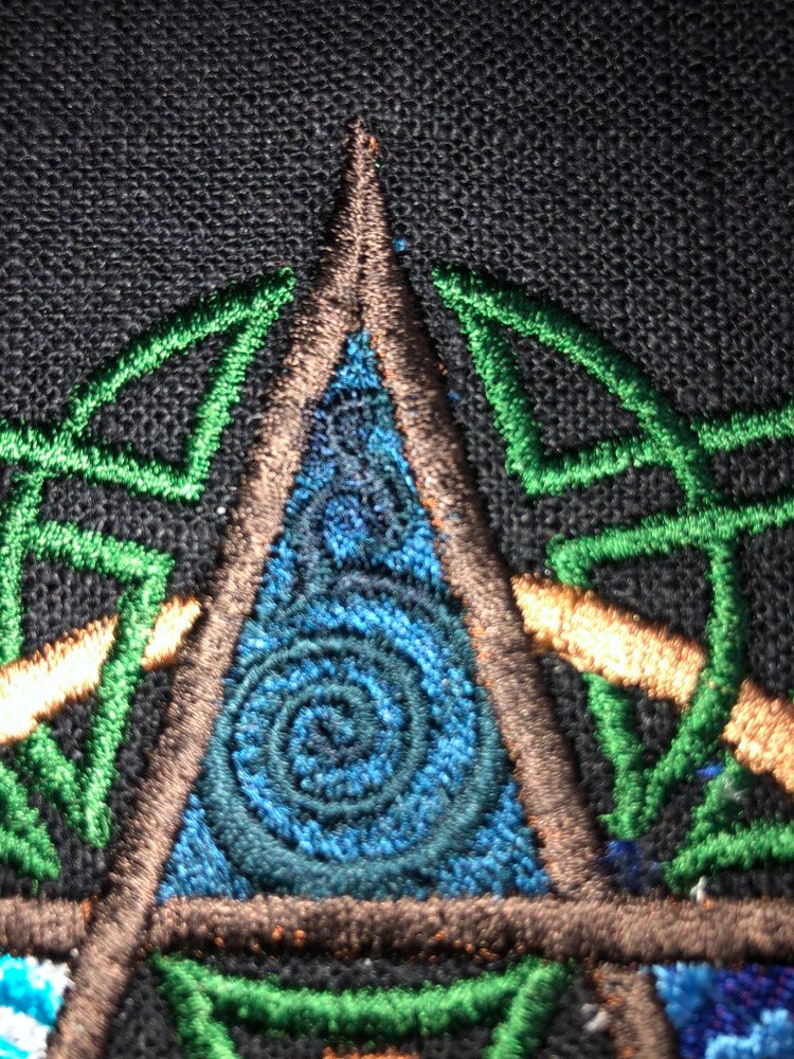 The Five Elements Pentacle Altar Cloth | Etsy