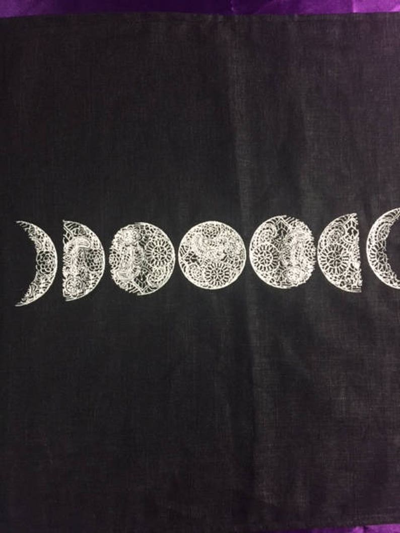 Phases of the Moon Altar Cloth - Etsy