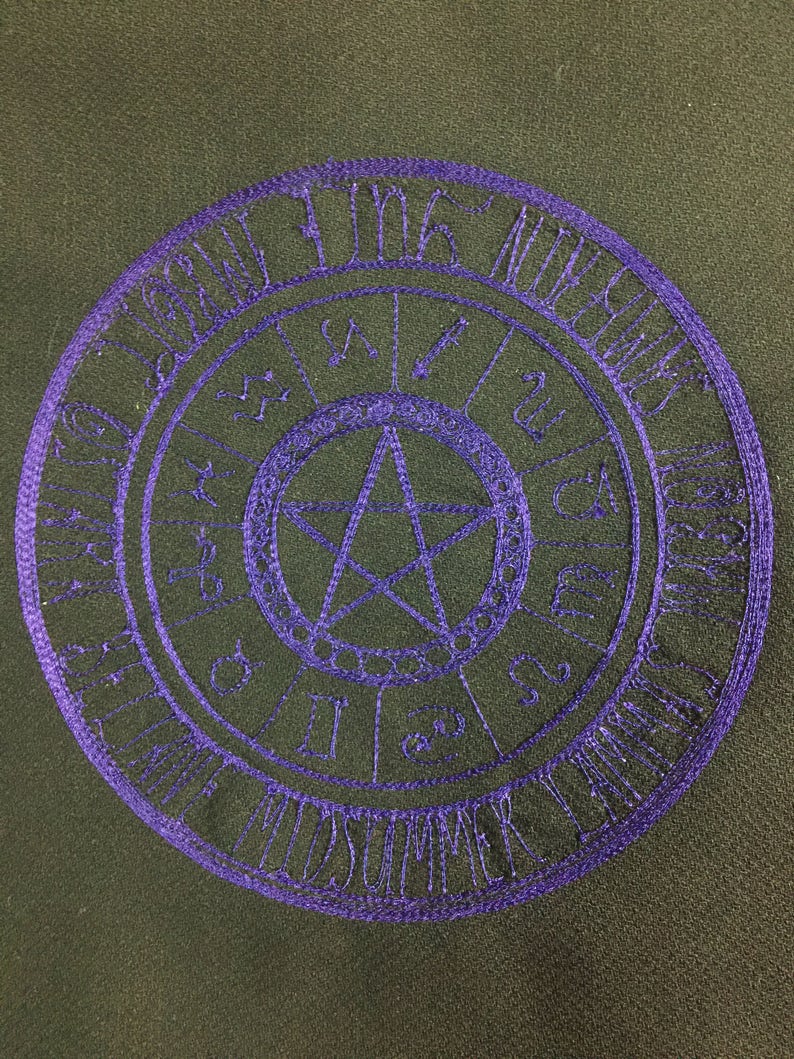 The Wheel of the Year: Altar Cloth - Etsy