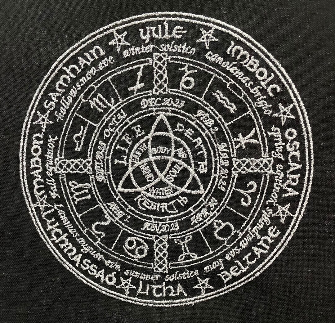 The Wheel of the Year : Altar Cloth - Etsy
