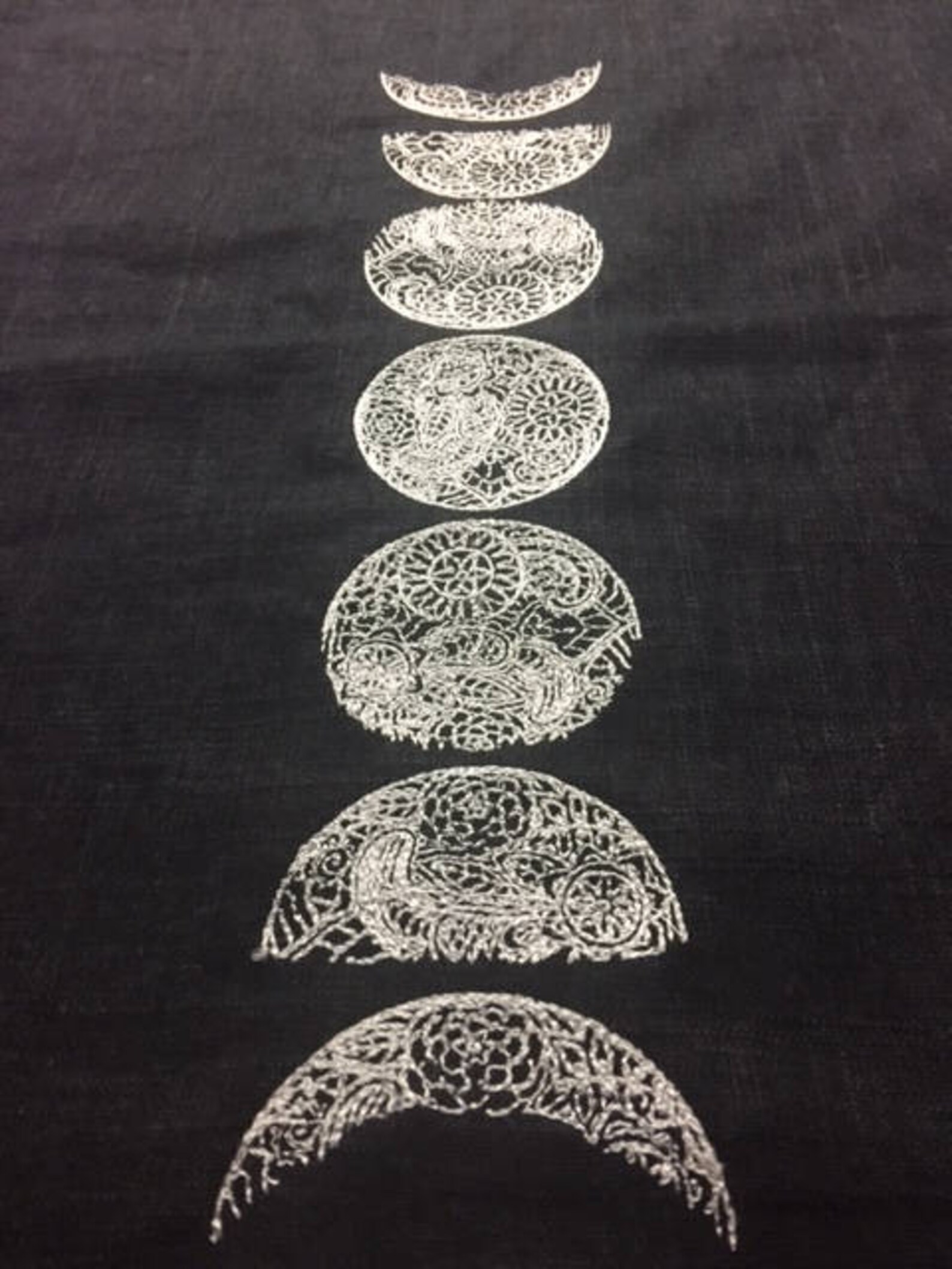 Phases of the Moon Altar Cloth - Etsy