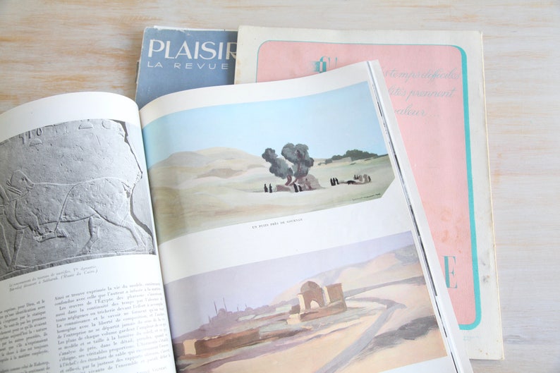 Vintage Art Fashion Magazine French Magazines Images De - Etsy