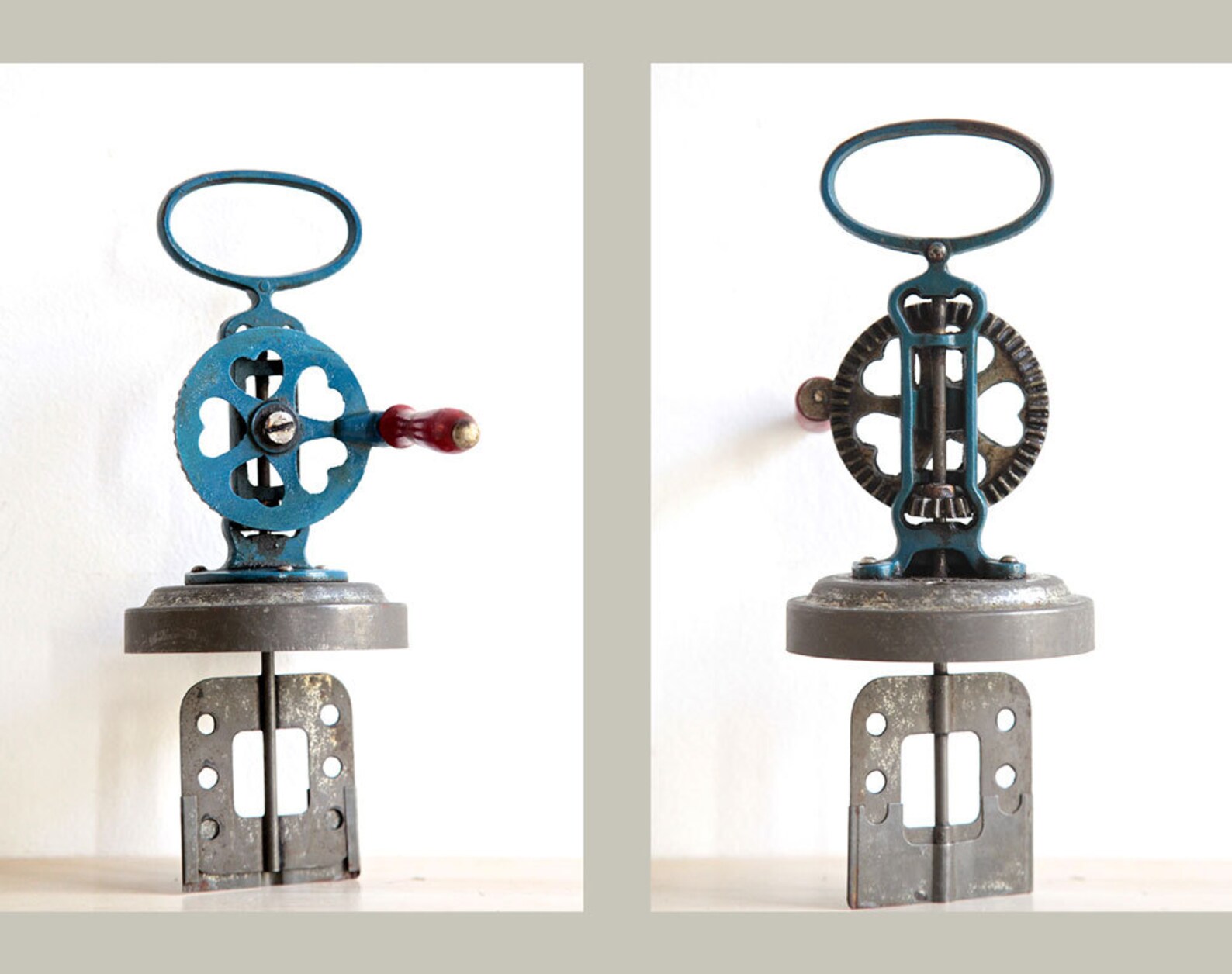 Antique Butter Churn With Hearts Vintage Kitchen Hand Mixer | Etsy