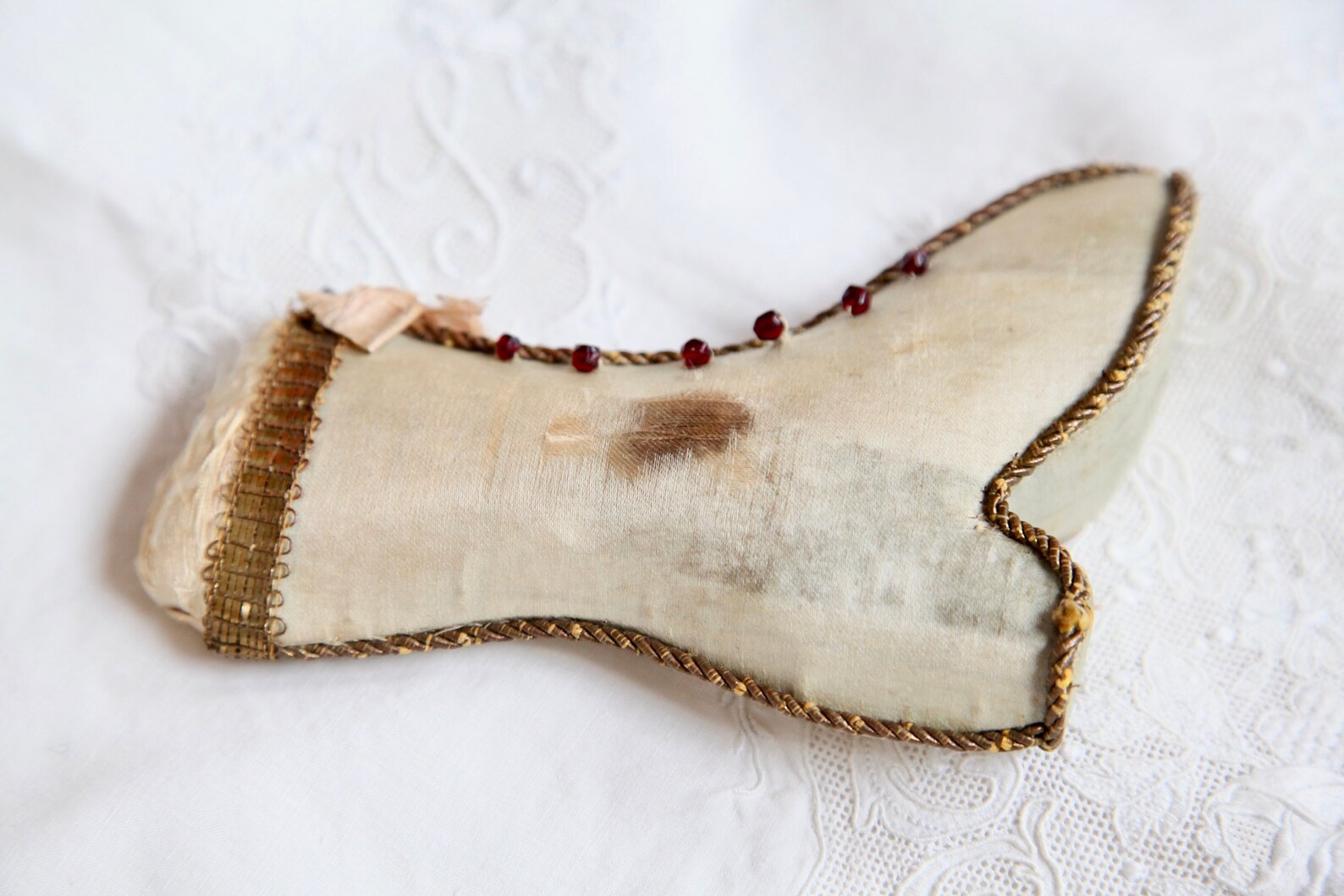 Antique Handmade Pincushion Victorian Boot Pin Cushion - Etsy