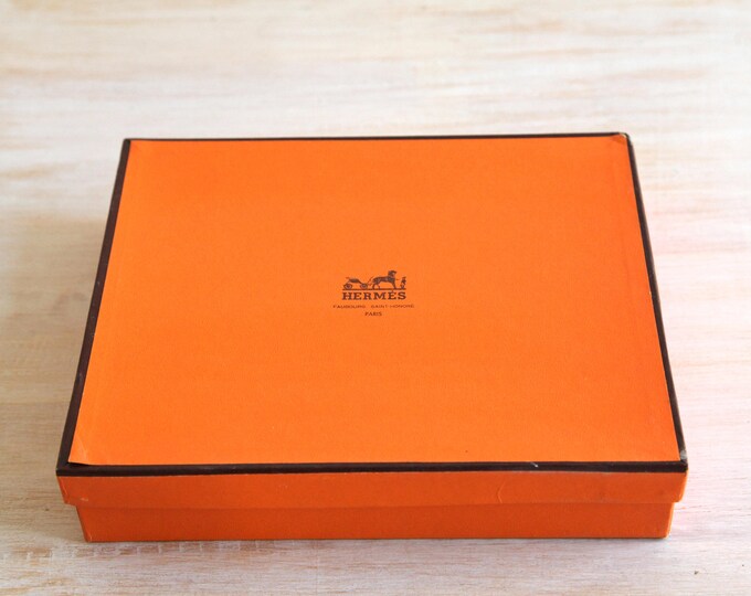 Vintage Hermes Box, Hermes Cardboard Box, Collectible Box, Vintage ...