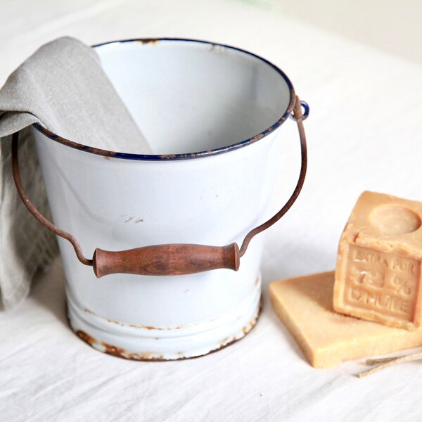 Enamel Bucket - Etsy