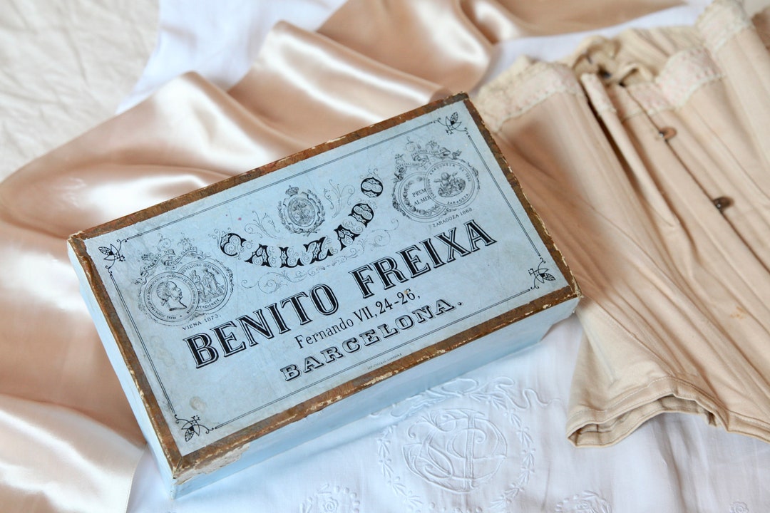 Victorian Shoe Box Antique Cardboard Lithography Shoe Box - Etsy