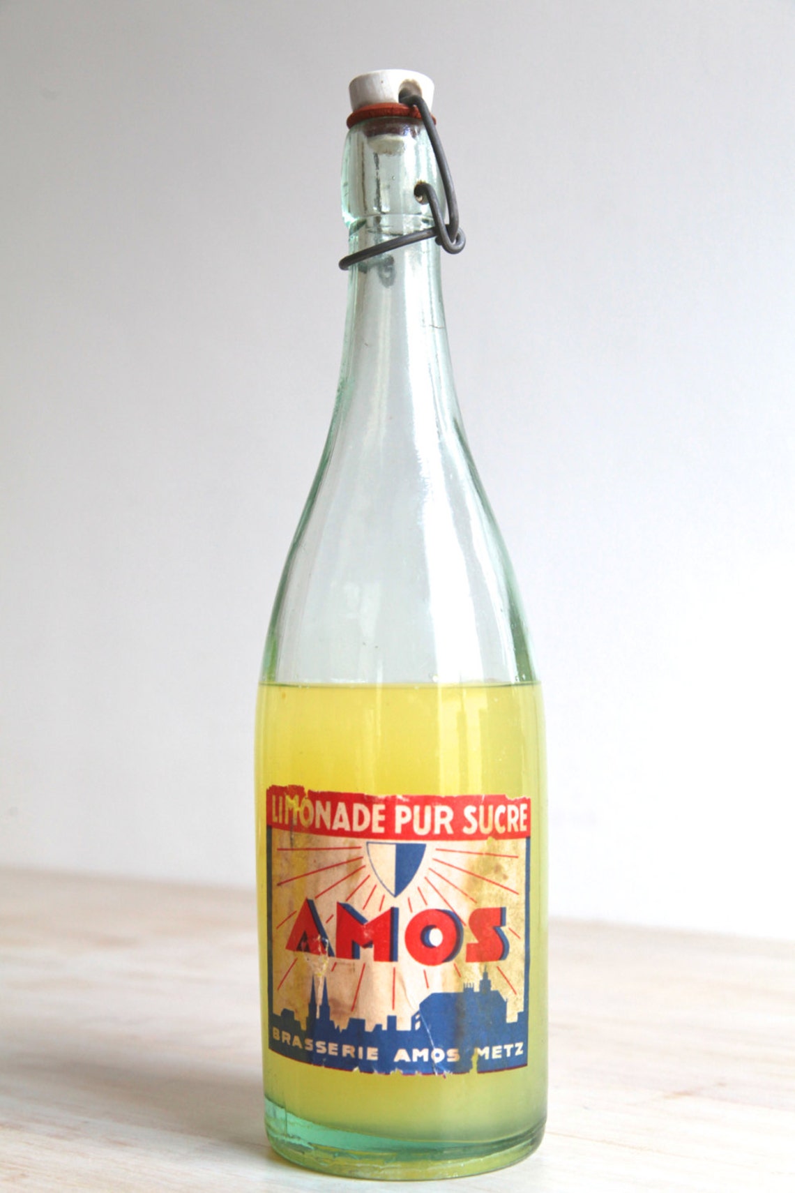 Vintage Lemonade Bottle Rustic Wedding French Bottle - Etsy
