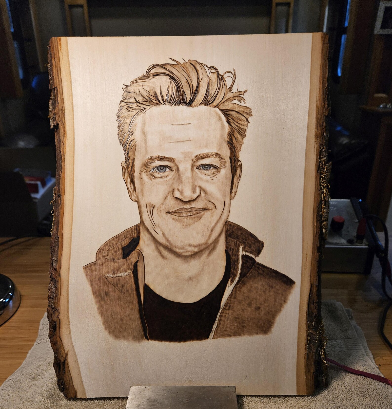 Custom Portrait on Wood, Pyrography Portrait, Custom Wood Burned ...
