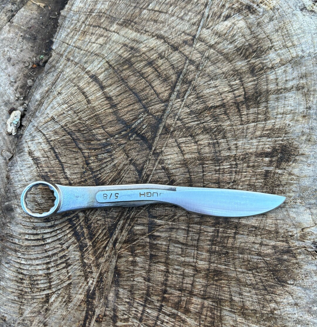 Hand Forged Wrench Knife - Etsy