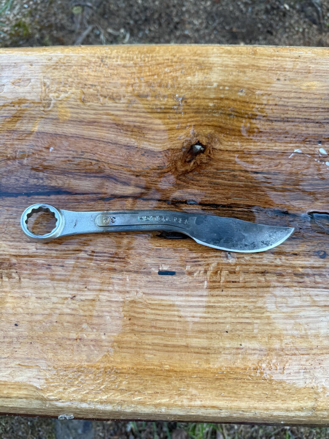 Hand Forged Wrench Knife - Etsy