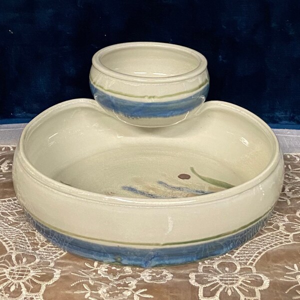 Pottery Chip and Dip - Etsy