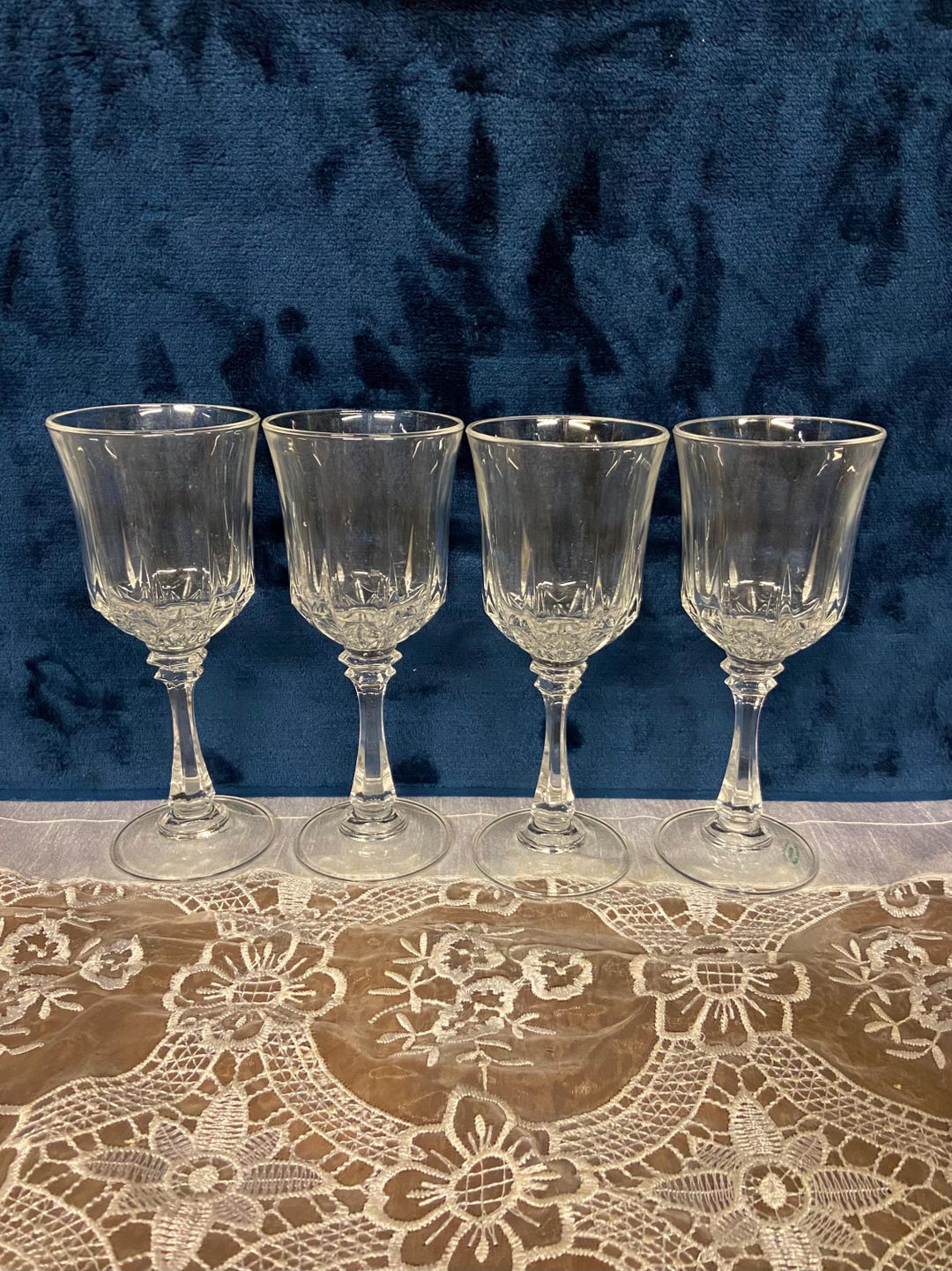 Toscany BRIGHTON Full Lead Crystal Wine Glasses Made in the USA Set of ...