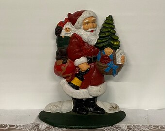 Cast Iron Santa Claus - Etsy