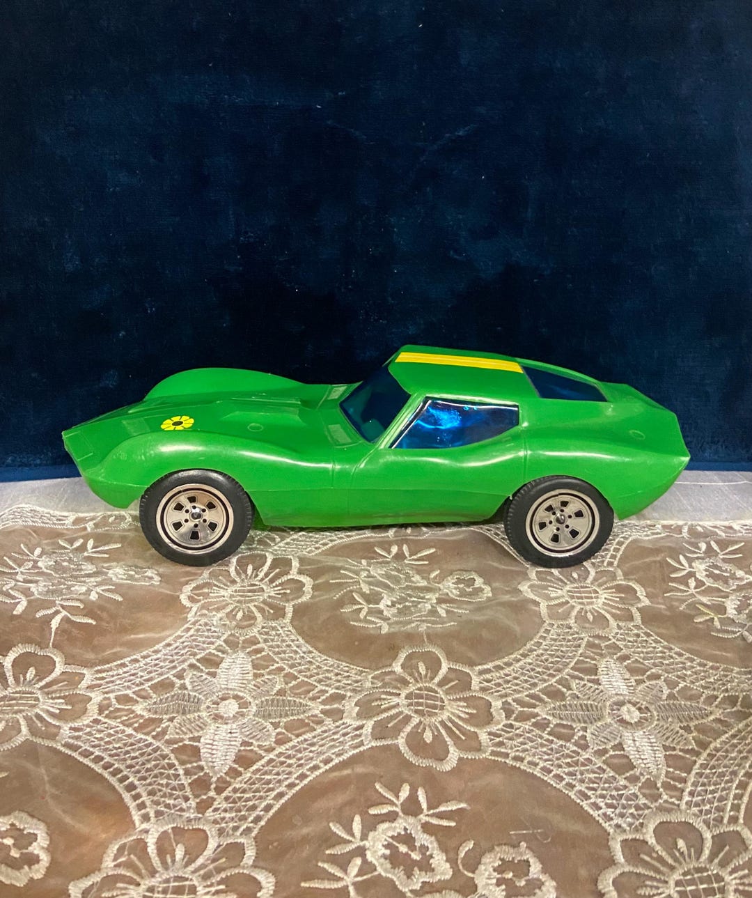 Retro Green Plastic Corvette Stingray Toy Made in Hong Kong - Etsy