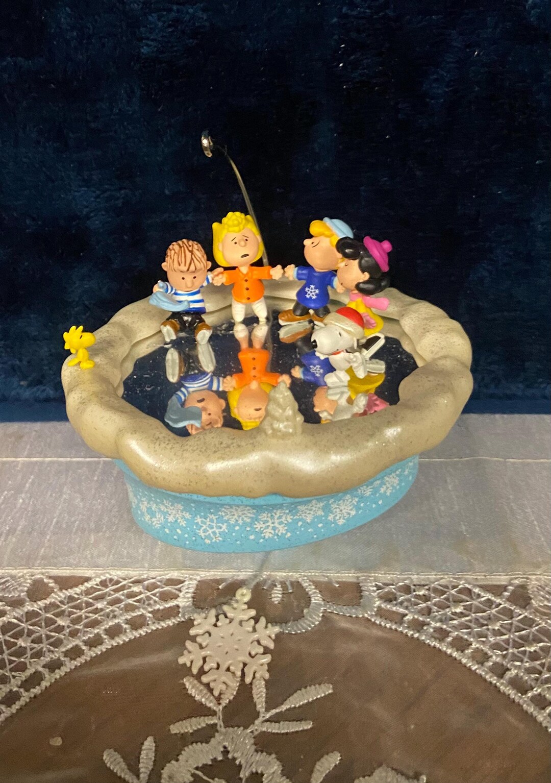 Hallmark Keepsake Peanuts Gang Crack the Whip Skating Pond Tree ...