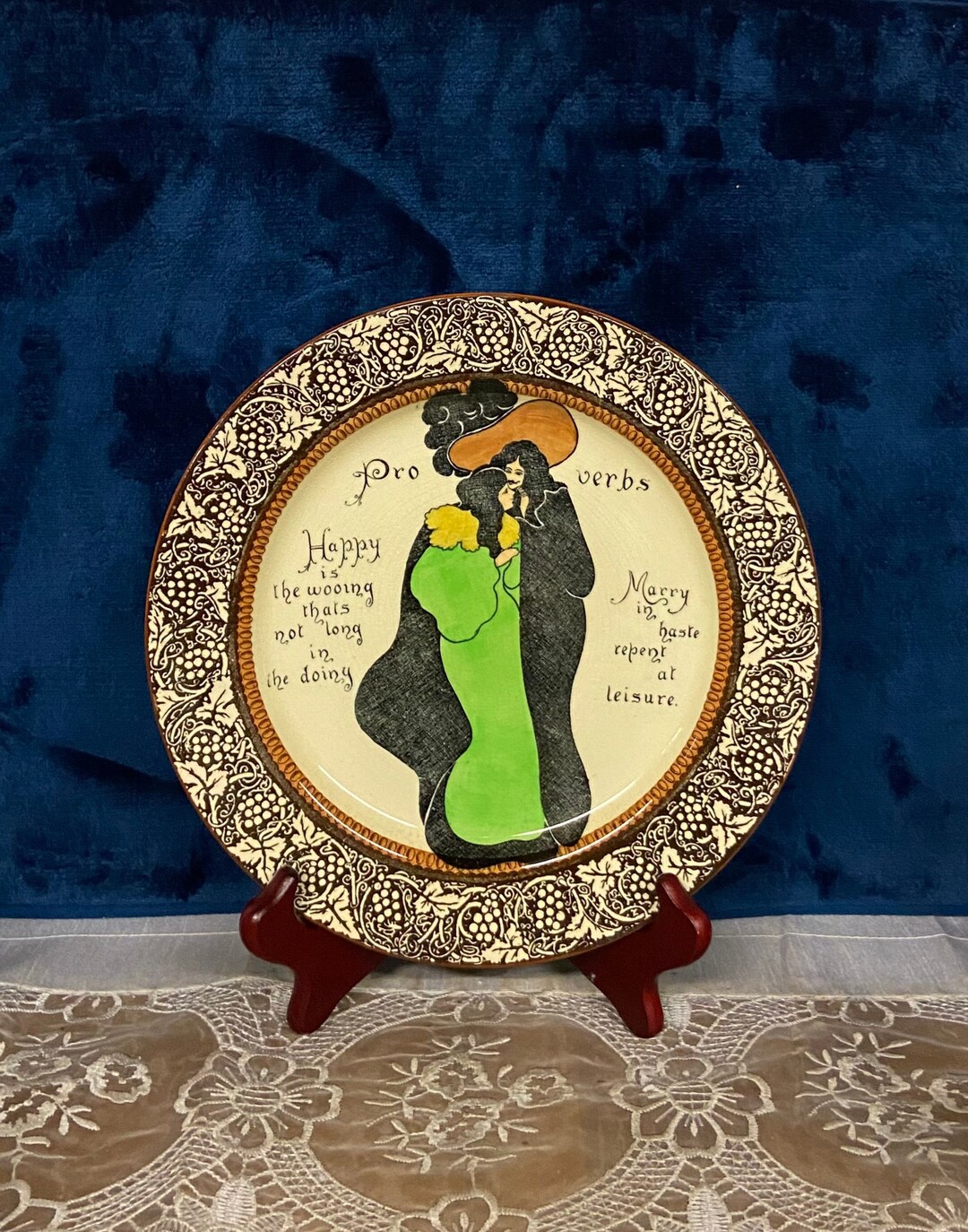 Royal Doulton Proverbs Collectible Dinner Plate Made in England - Etsy