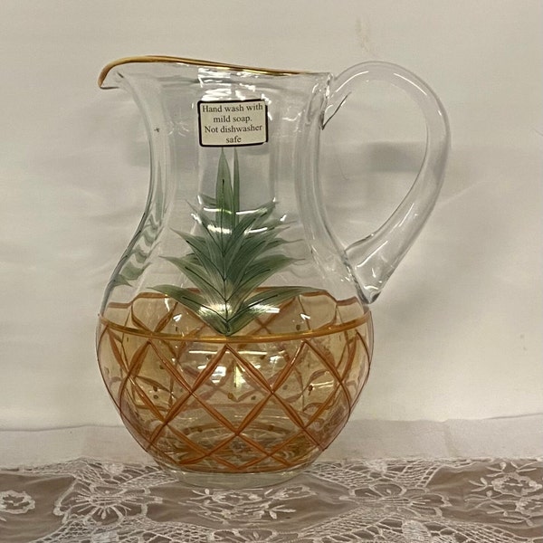 Pineapple Pitcher Vintage - Etsy