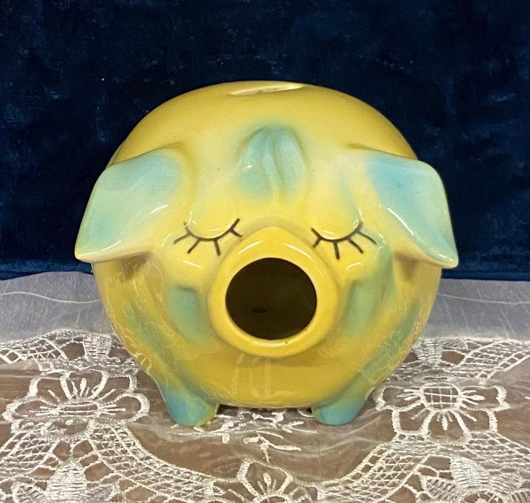 Corky Pig 1957 USA HP Co Piggy Bank (no Cork Stopper) - Etsy
