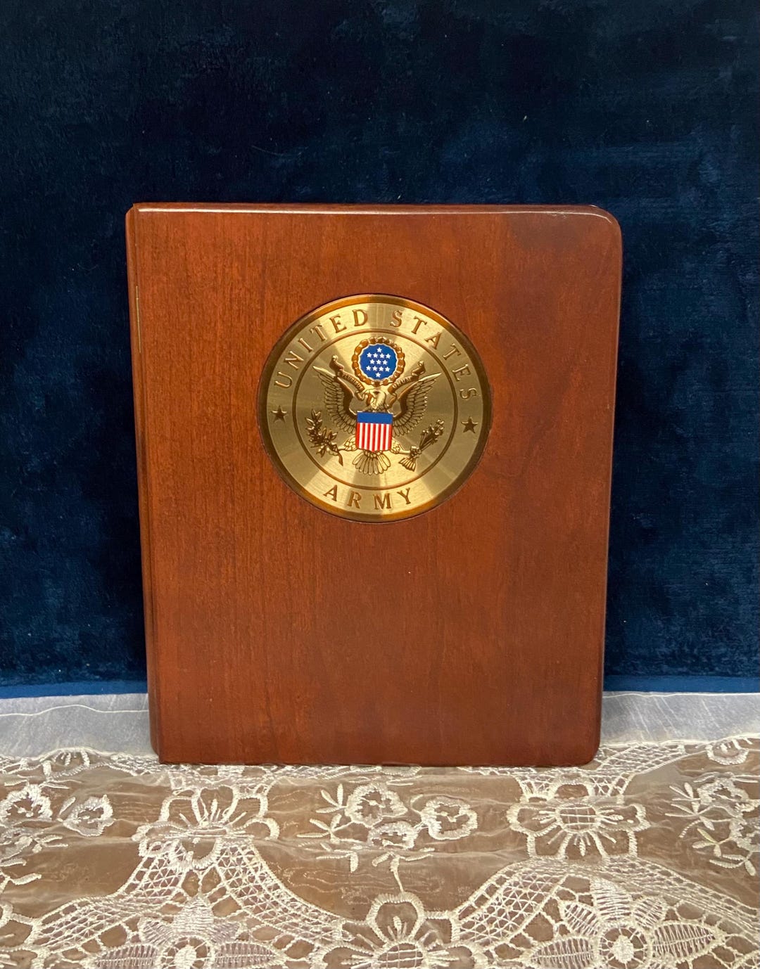 United States Army Wood Binder - Etsy