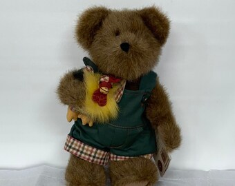 Boyds Bears Calvin Cooper Collectible Bear With Rooster Teddy - Etsy