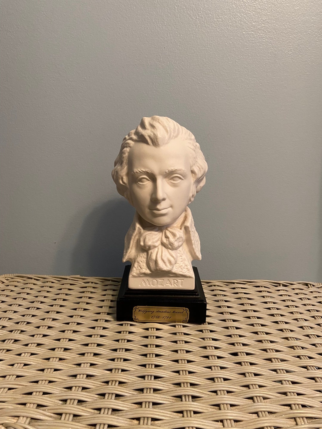 Goebel Mozart Bust & Wood Base - Etsy