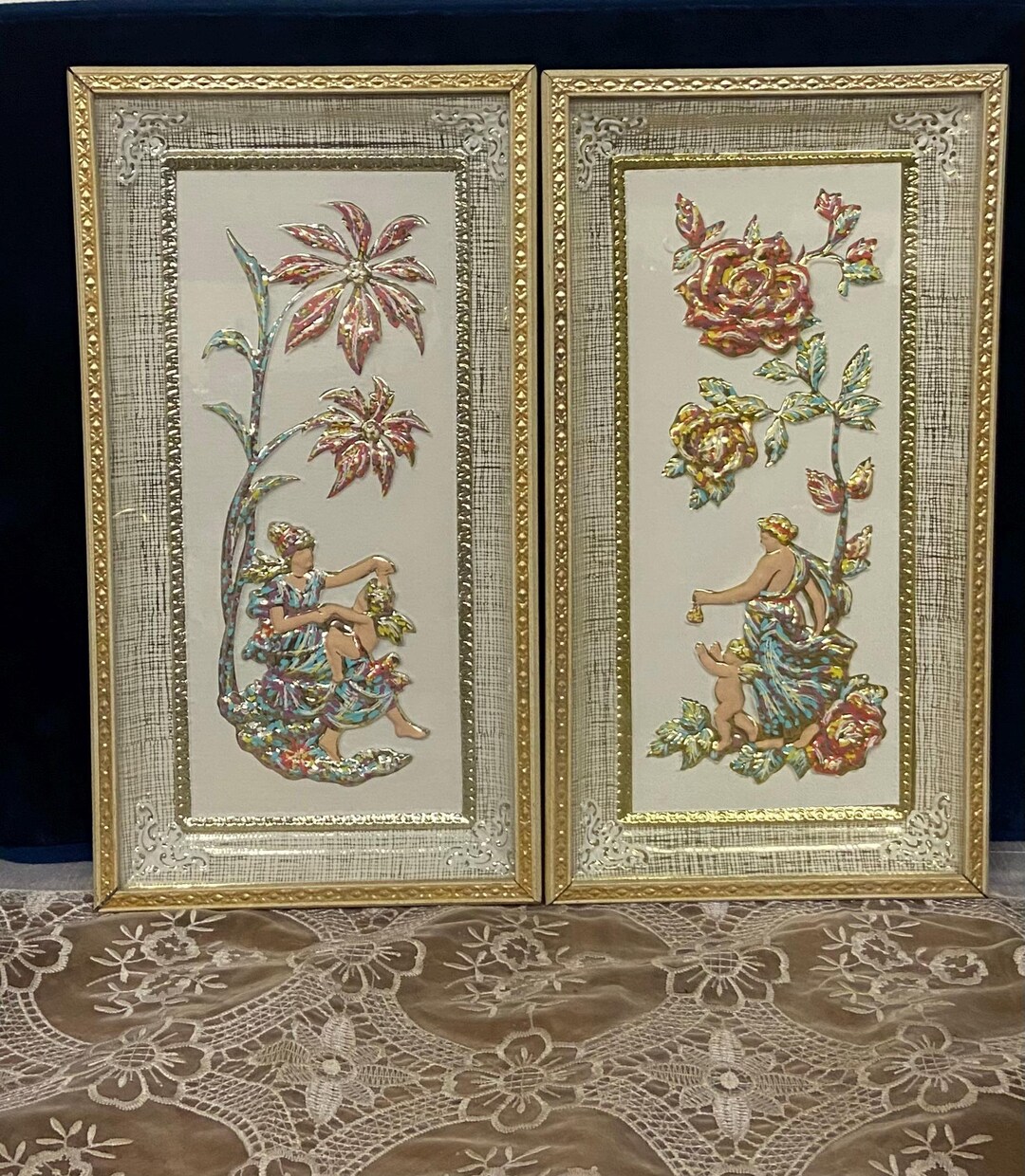Royal Metal Craft Polychrome Wall Decor Pair of 2 - Etsy