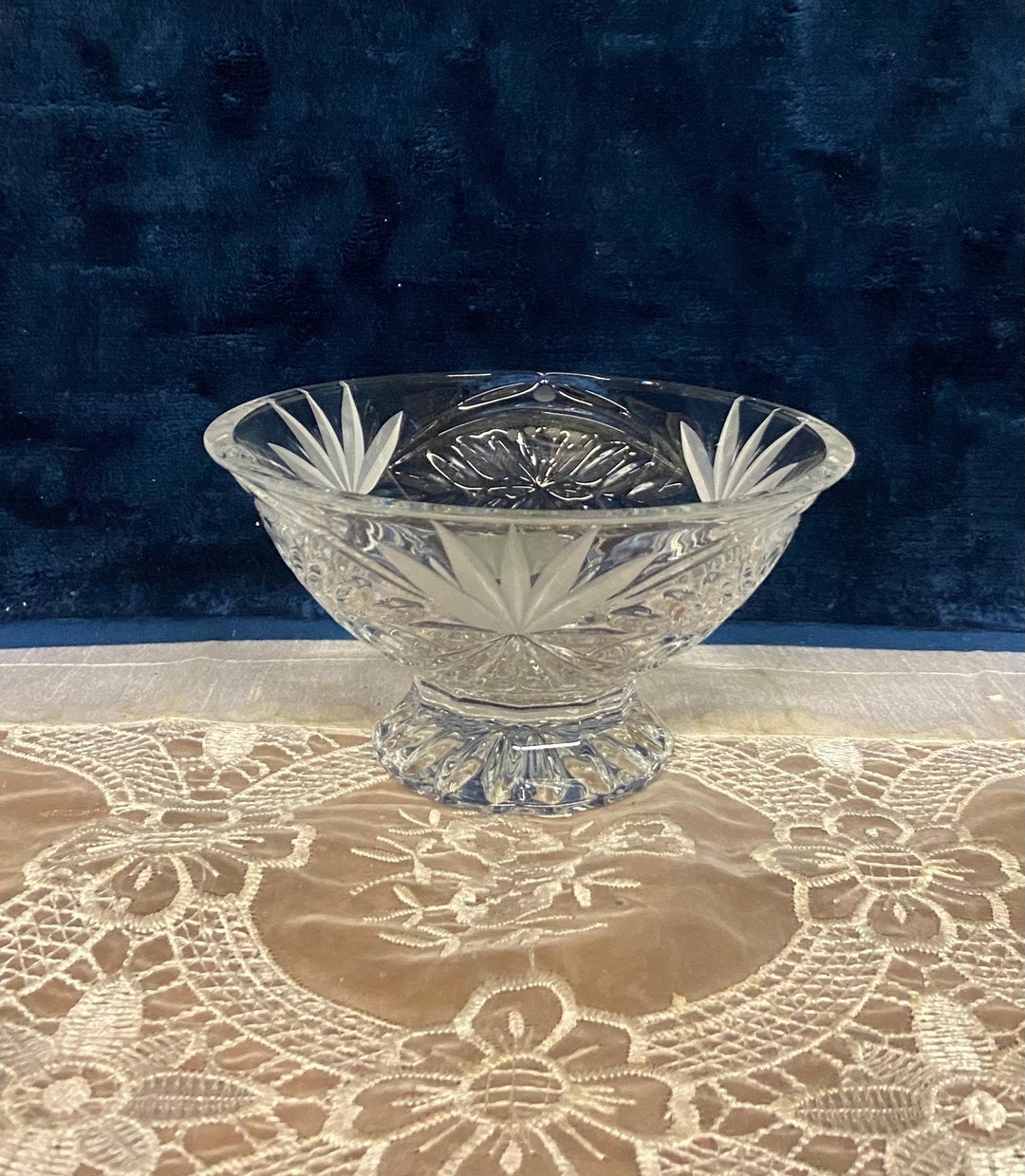 MIKASA CRYSTAL Decor BOWL - Etsy