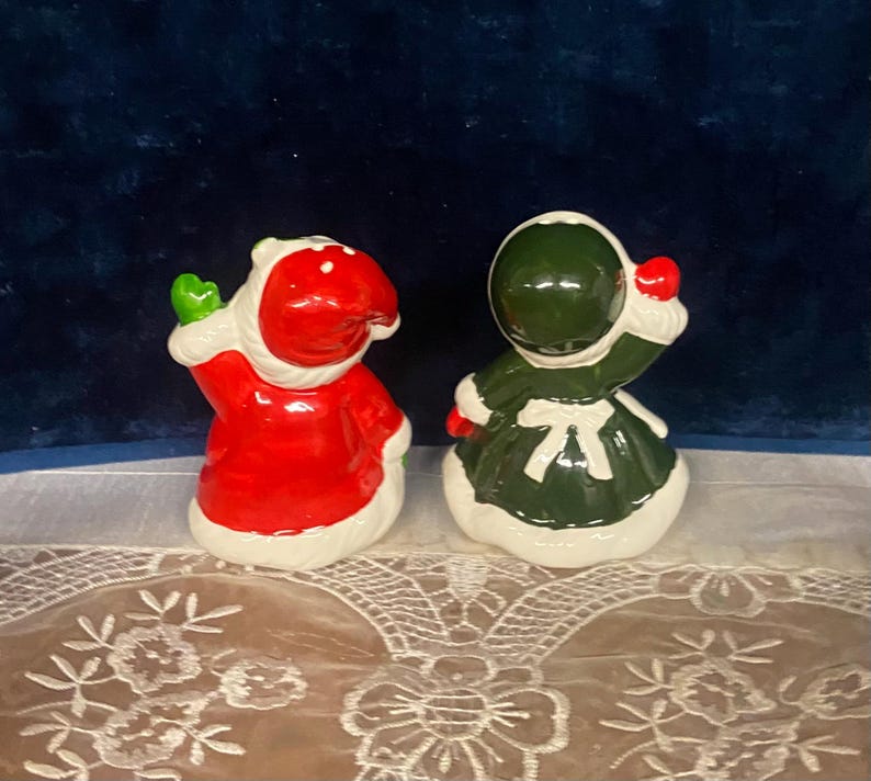 Frankel Waving Santa & Mrs Claus Christmas Salt and Pepper Set - Etsy