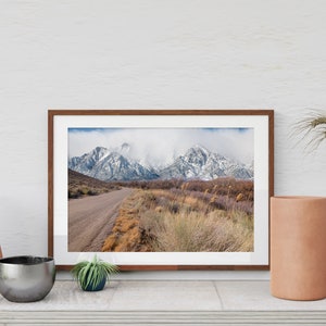 Landscape Photography Print | Sierra Nevada Mountains | Open Road ...