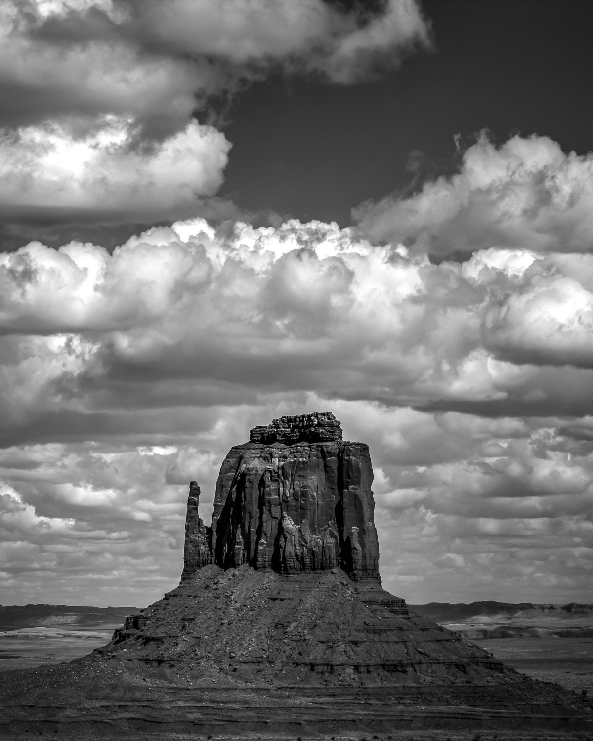 Black and White Landscape Photography Print | Monument Valley ...