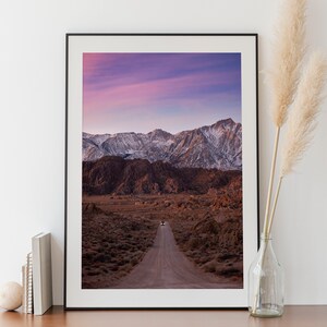 Sunrise Landscape Photography Print | Sierra Nevada Mountains ...