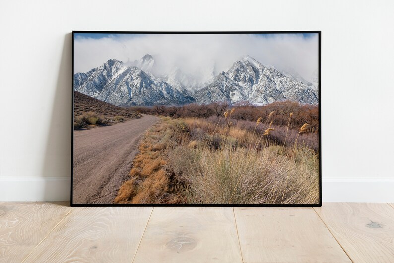 Landscape Photography Print | Sierra Nevada Mountains | Open Road ...