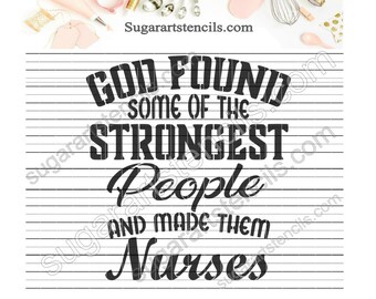 Nurse stencil | Etsy