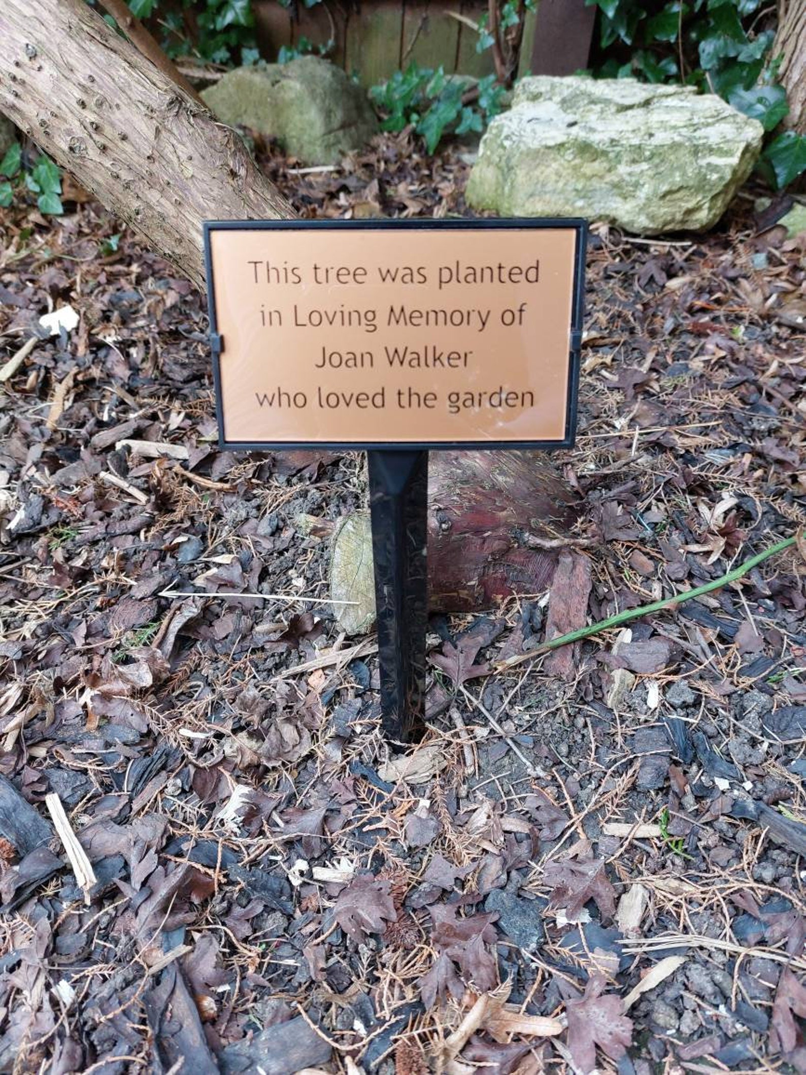 Garden Sign Memorial Stake Tree Stake Plant Label Outdoor - Etsy UK