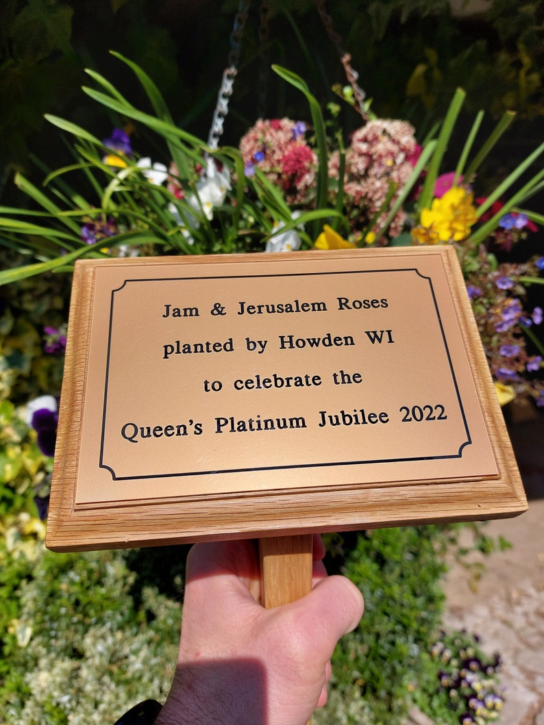 Garden Sign Memorial Stake Tree Stake Plant Label Outdoor - Etsy