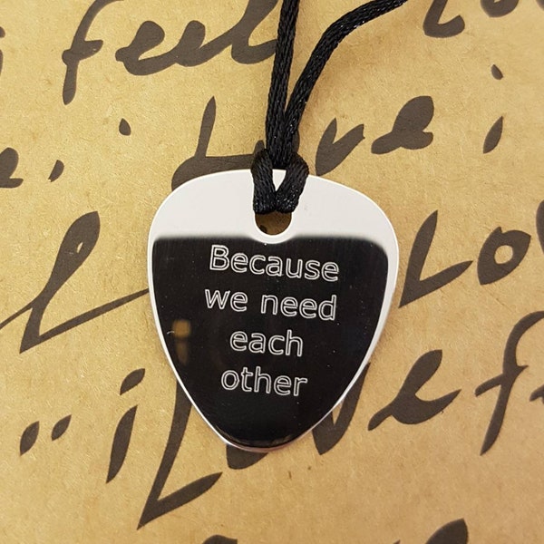 Plectrum Necklace - Etsy