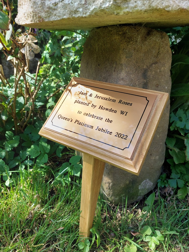 Garden Sign Memorial Stake Tree Stake Plant Label Outdoor - Etsy