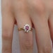 Gold Diamond and Ruby Ring-kate Middleton Ring-gold Ring-ruby Ring ...