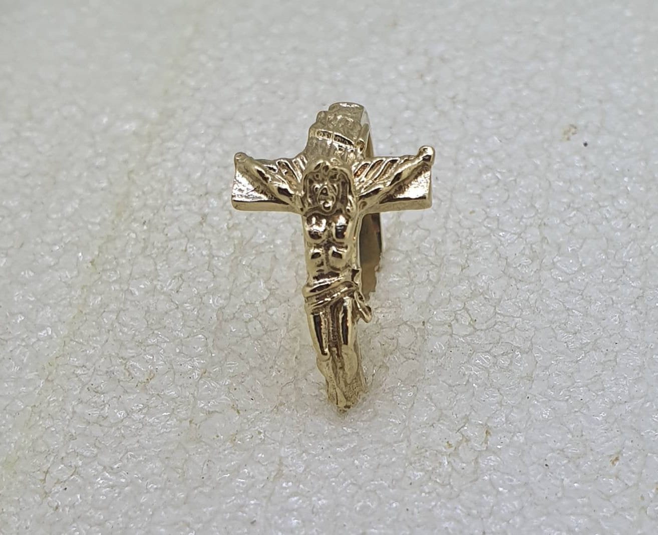 Crucifix Ring 10k Crucifix Ring Gold Crucifix Ring 10 Carat | Etsy