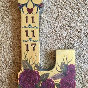 Metal Letters Custom Painted | Etsy