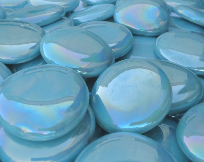 5 Large Red Glass Gems, Christmas Craft Supplies, About 1-3/8 or 36 ...