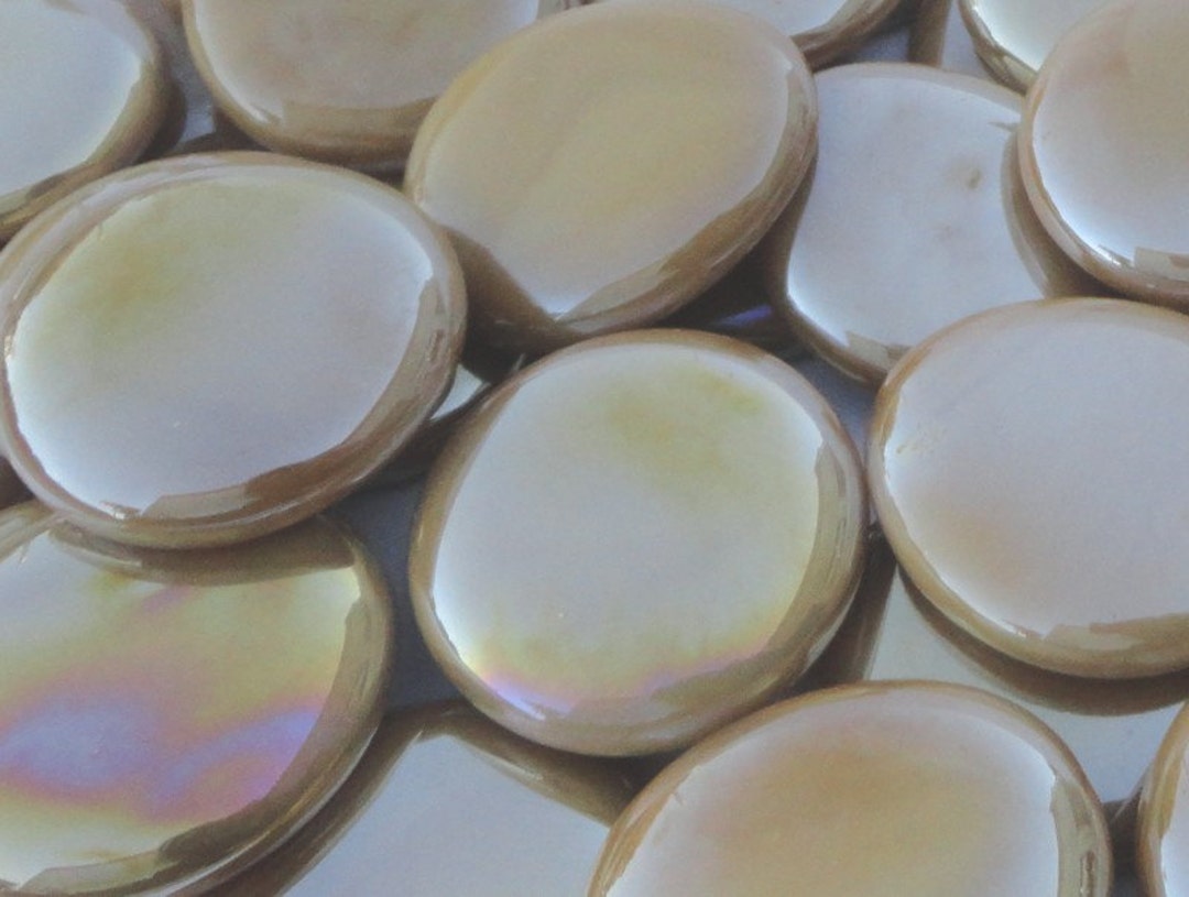 10 Lbs Large Coffee Glass Gems Large 35-45 Mm Approx 1.5 Inch Opaque ...