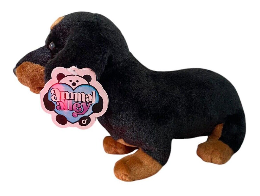 Toys R Us Animal Alley Dachshund Wiener Dog Puppy Plush 14 Inch Stuffed ...