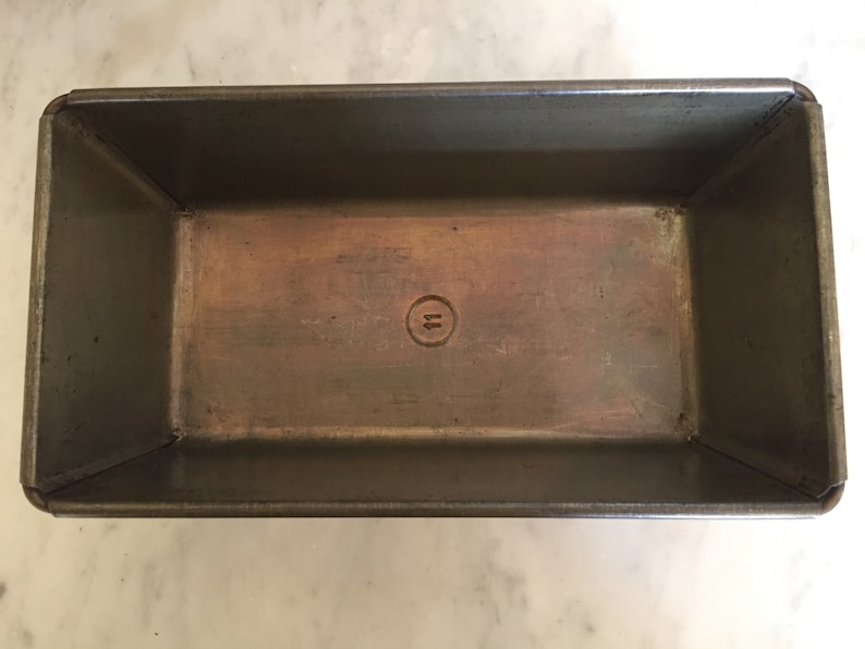 Vintage 1940's Metal Loaf Pan 11 Metal Baking Pan Rolled | Etsy