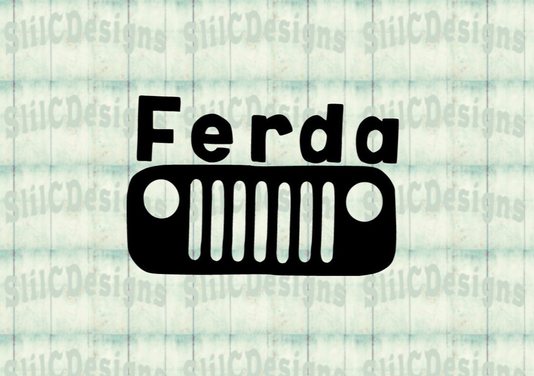 Letterkenny Decals FERDA Jeep Pitter Patter Free - Etsy
