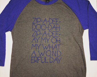 Zip a dee doo dah | Etsy