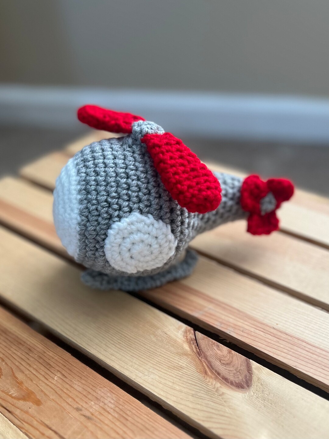 Crochet Helicopter Amigurumi/stuffed Toy, Handmade Vehicle - Etsy