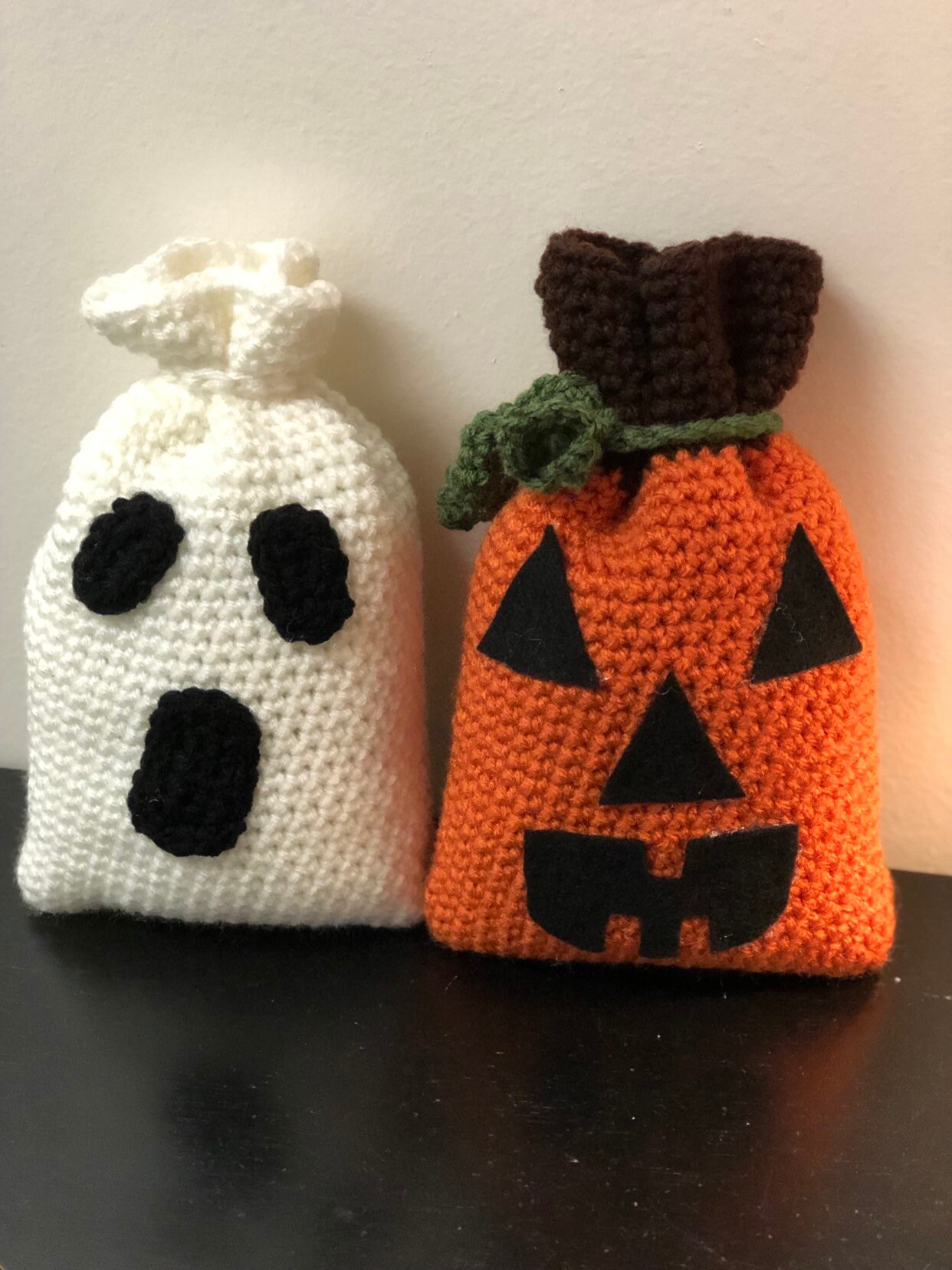 Set of 2 Ghost and Pumpkin Decoration Home Decor for Fall - Etsy